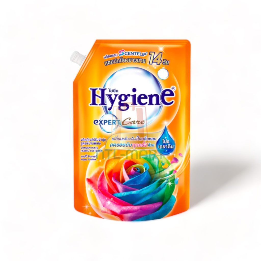 Nước xả vải đậm đặc Hygiene expert care hương Happy Sunshine